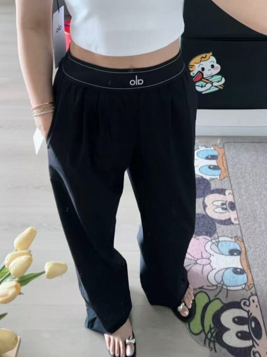 ALO Yoga | Pants & Jumpsuits | Alo Yoga Suit Trouser Black3inch Length ...